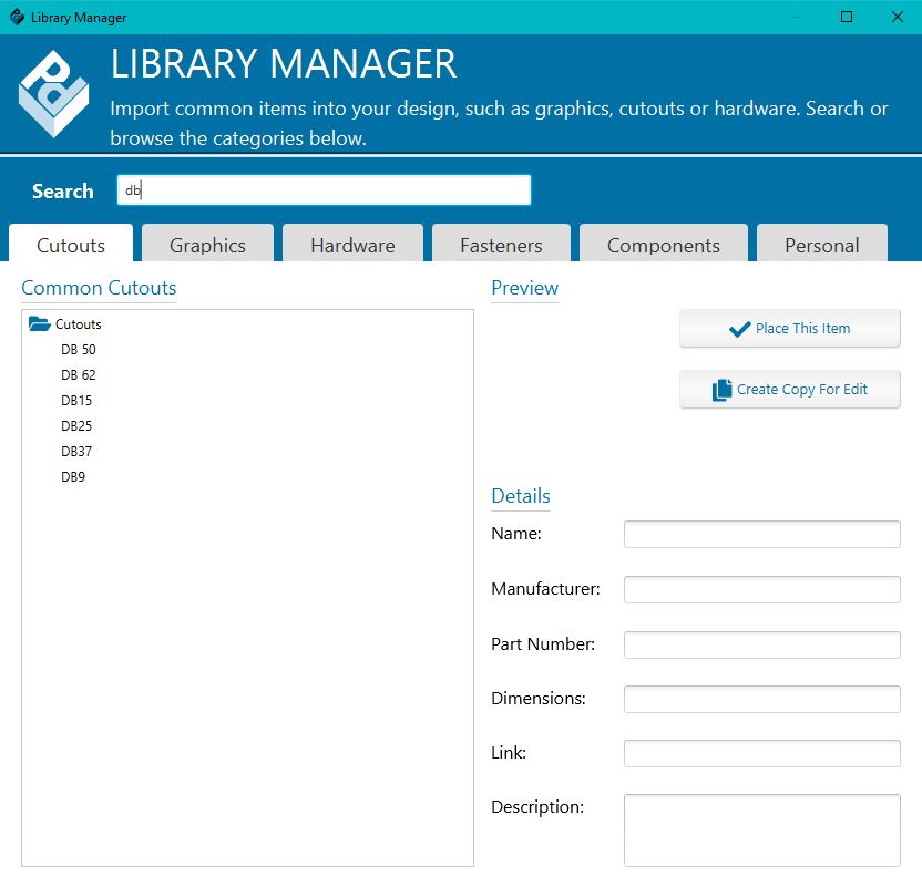 File:3 (2) - Library Menu - Built In Cutouts.JPG - Protocase Designer ...